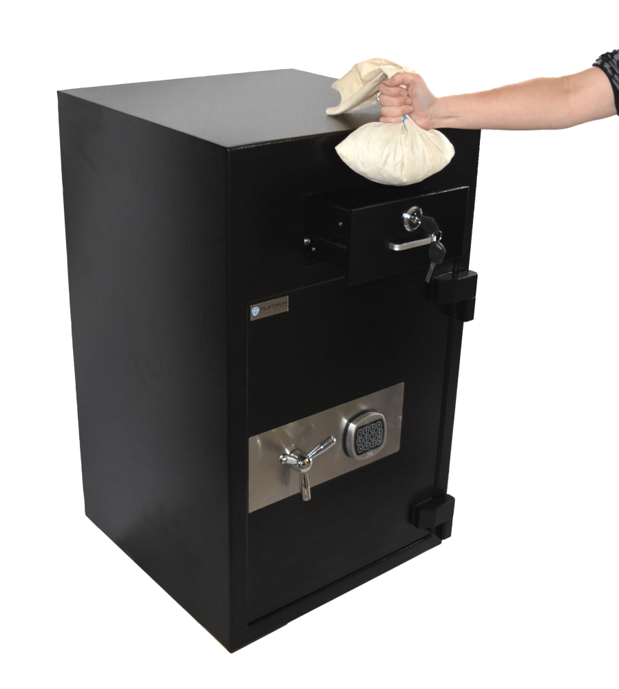 Platinum Night Guard Heavy Duty Deposit Drawer Safe $30,000 Cash Rating ...